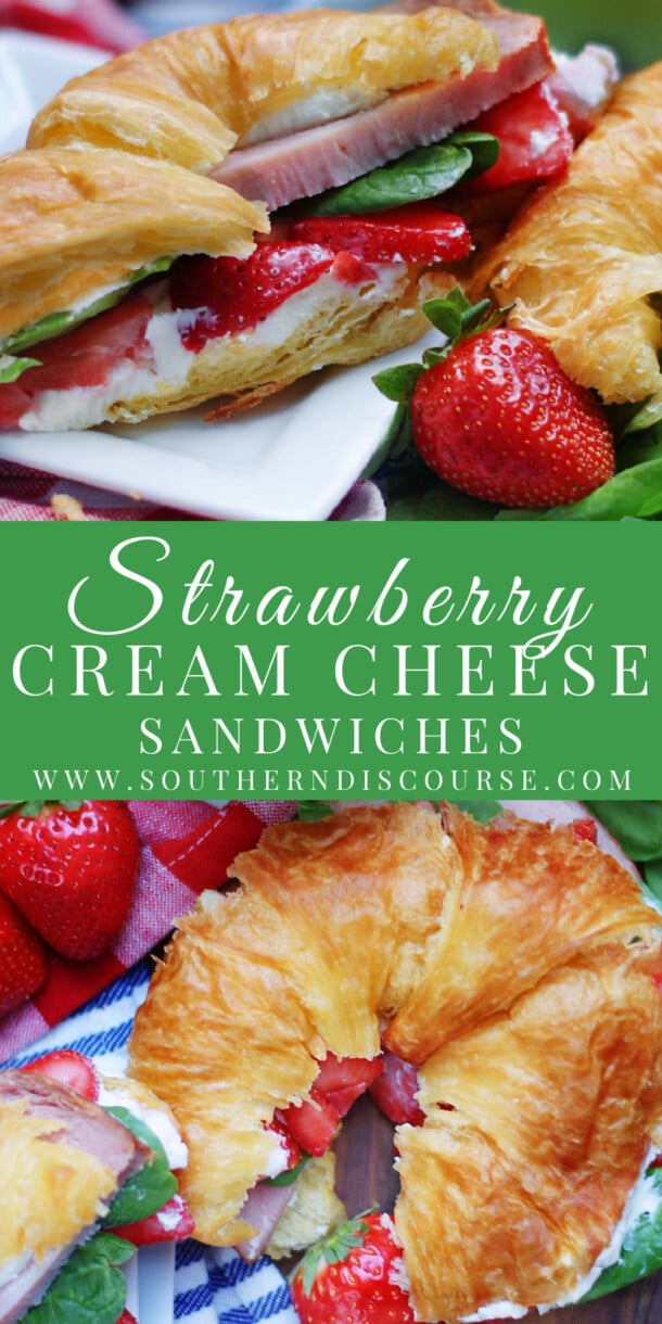 Strawberry Cream Cheese Sandwiches - Southern Discourse