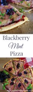 Blackberry Mint Fruit Pizza - Southern Discourse