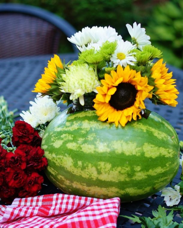 Easy Watermelon Centerpiece How-To - Southern Discourse