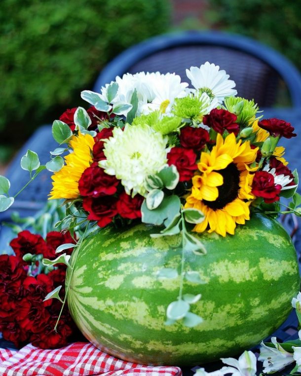 Easy Watermelon Centerpiece How-To - Southern Discourse