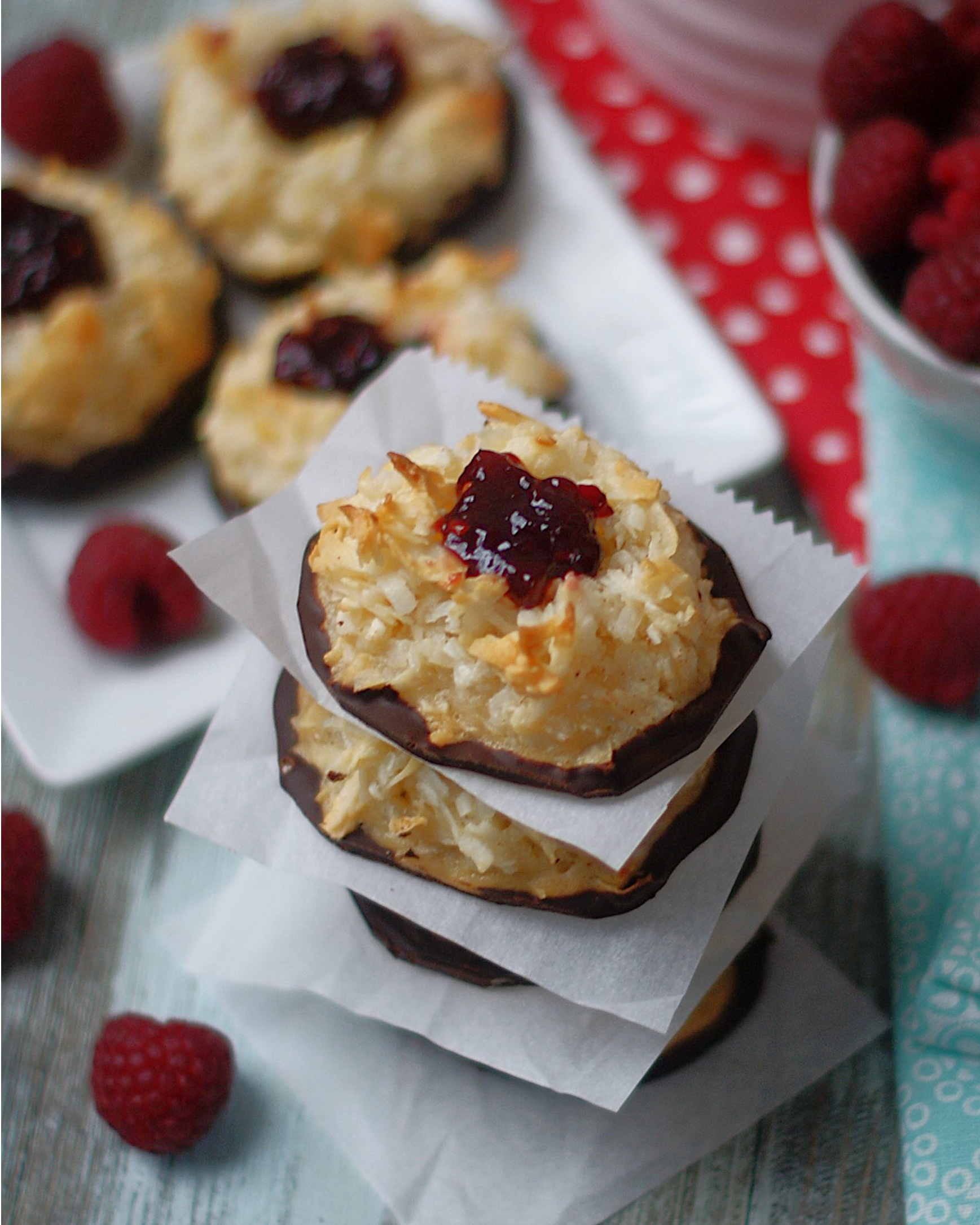 Coconut Thumbprint Macaroons - Southern Discourse