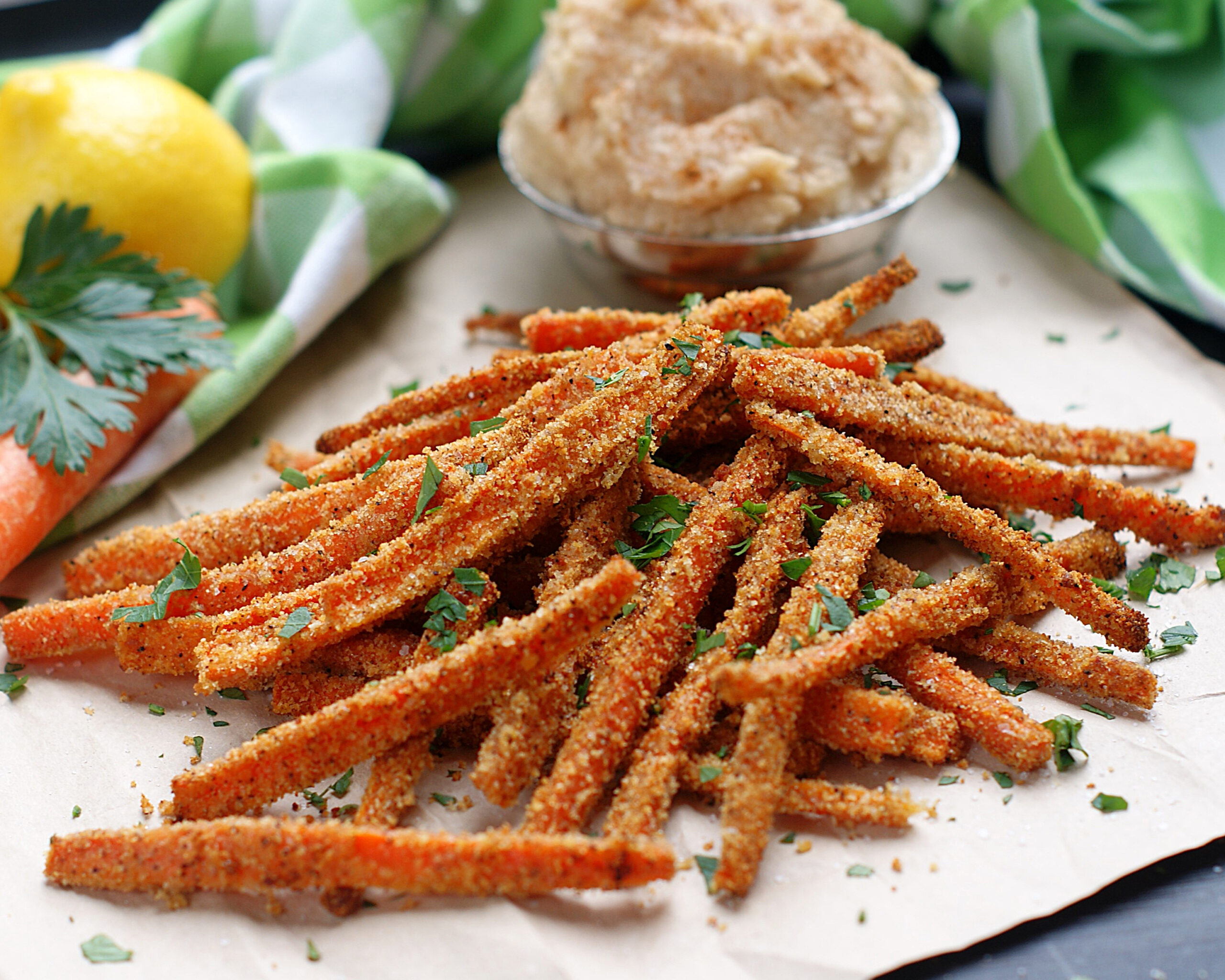 Garlic Parmesan Carrot Fries - Southern Discourse