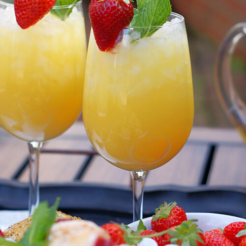 Pineapple Orange Fizzy for Brunch - Southern Discourse