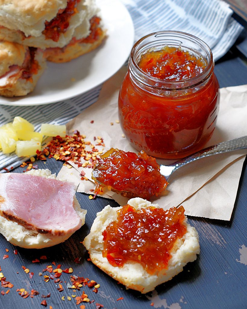 Pineapple Red Pepper Jelly & Biscuit Sliders - Southern Discourse