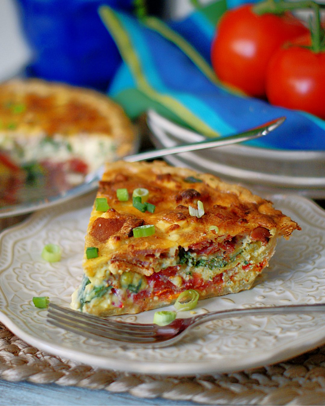 Monday Menu #114- BLT Quiche + Cabbage Rolls - Southern Discourse