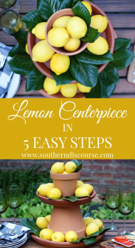 Easy Lemon Centerpiece in 5 Simple Steps - Southern Discourse