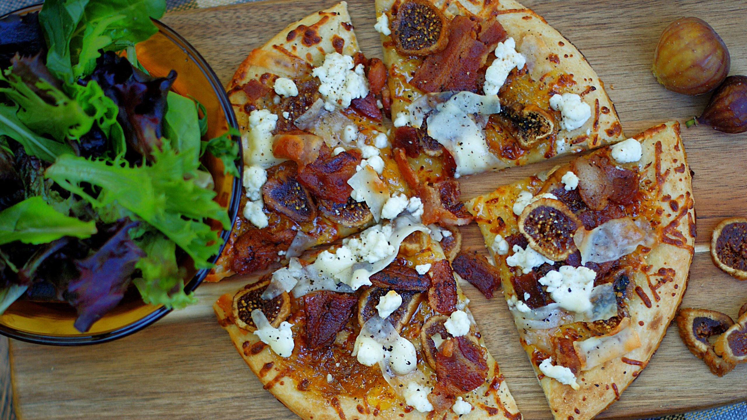Bacon Fig Pizza - Southern Discourse