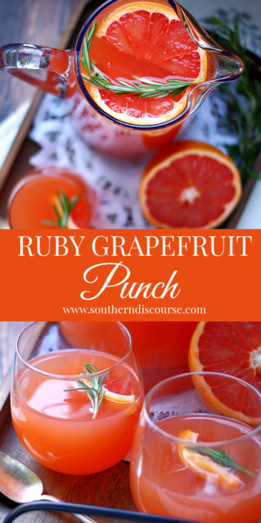 Ruby Grapefruit Punch - Southern Discourse