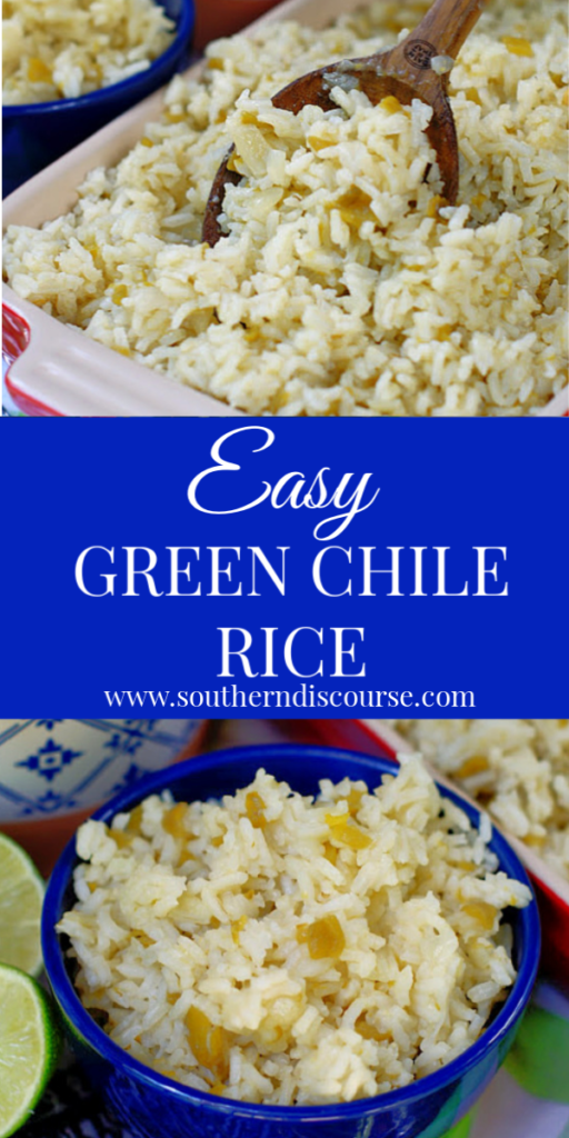 Easy Green Chile Rice - Southern Discourse
