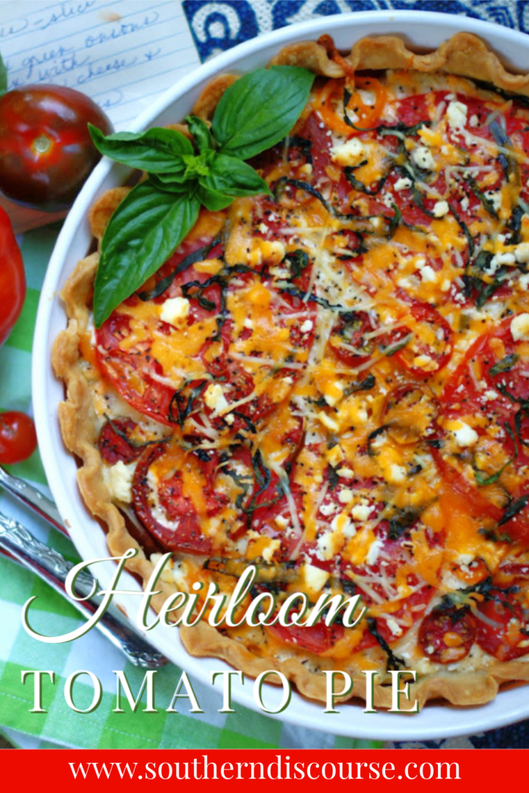 Heirloom Tomato Pie - Southern Discourse