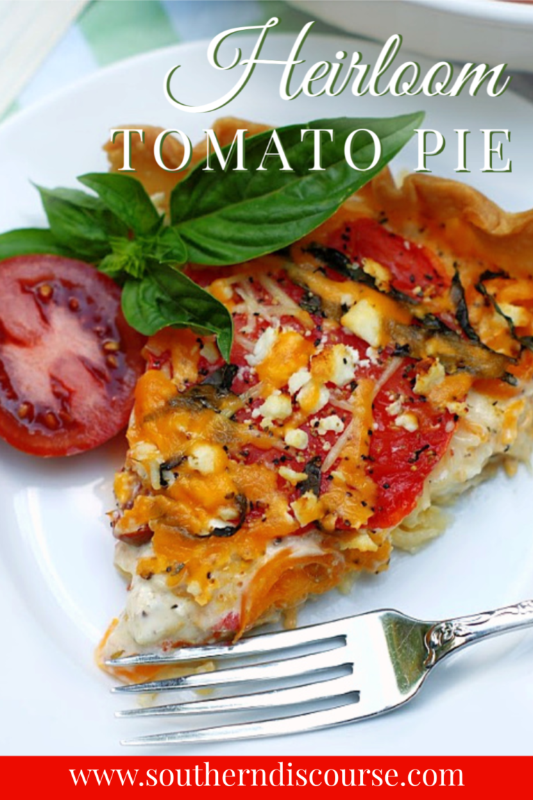 Heirloom Tomato Pie - Southern Discourse