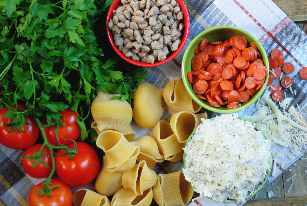 Pizza Stuffed Pasta Shells - Southern Discourse