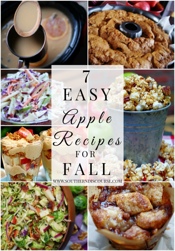 Easy Apple Recipes For Fall- Saturday Seven - Southern Discourse