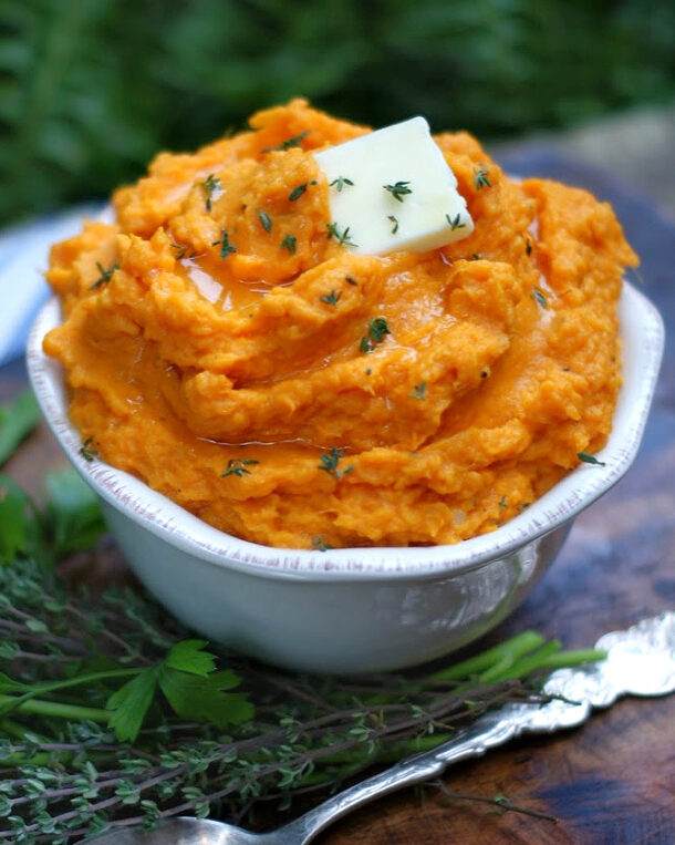 Fluffy Mashed Sweet Potatoes - Southern Discourse