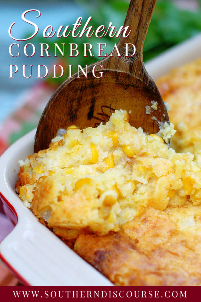 Southern Cornbread Pudding - southern discourse