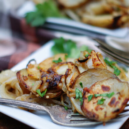 Lyonnaise Potatoes- Skillet Potatoes & Sweet Onions - Southern Discourse