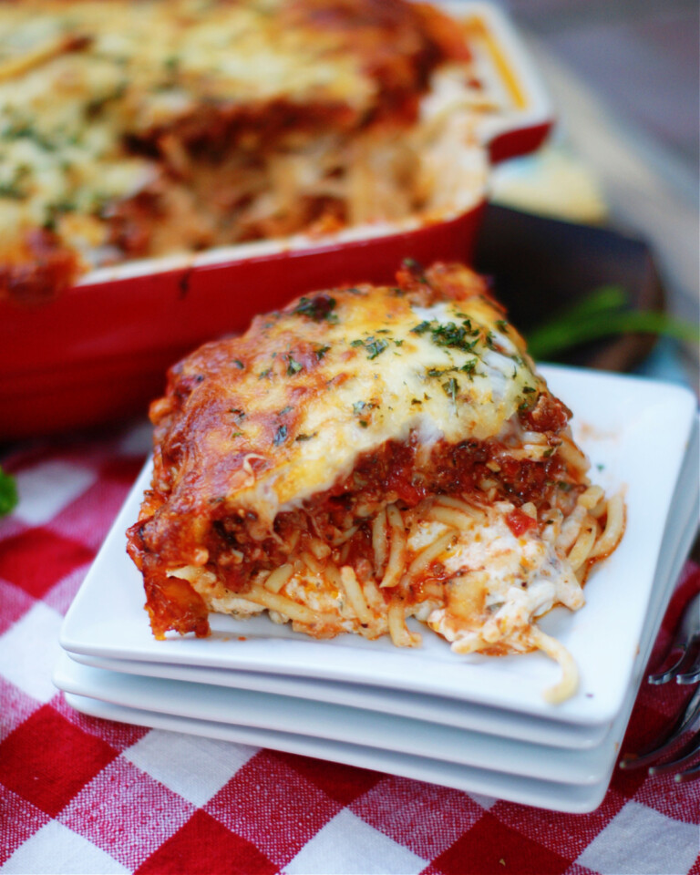 Ultimate Baked Spaghetti Casserole - Southern Discourse