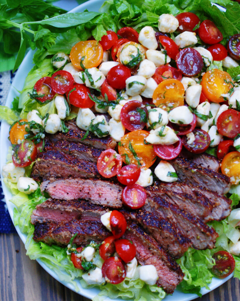 Monday Menu #142- Steak Caprese Salad & King Ranch Chicken - Southern ...