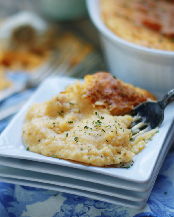 Baked Gouda Cheese Grits - Southern Discourse