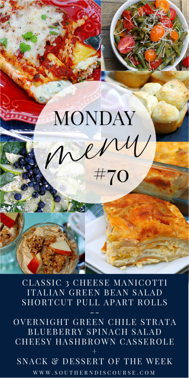 Monday Menu #70 - Southern Discourse