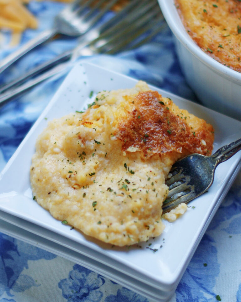Baked Gouda Cheese Grits - Southern Discourse