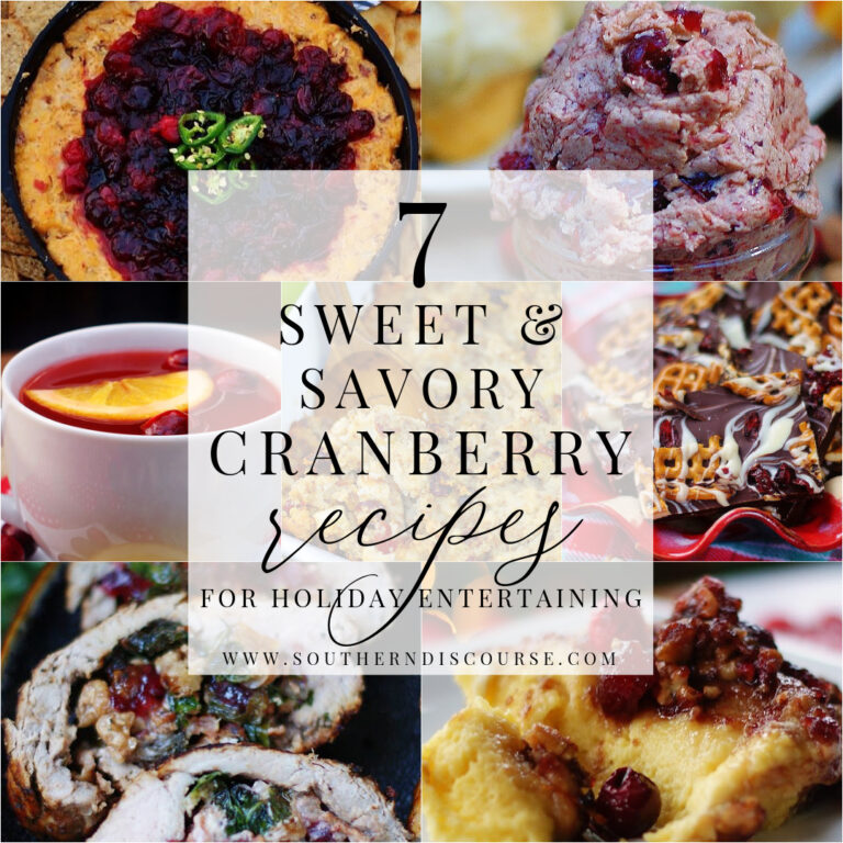 7 Sweet & Savory Cranberry Recipes for Holiday Entertaining - Southern ...