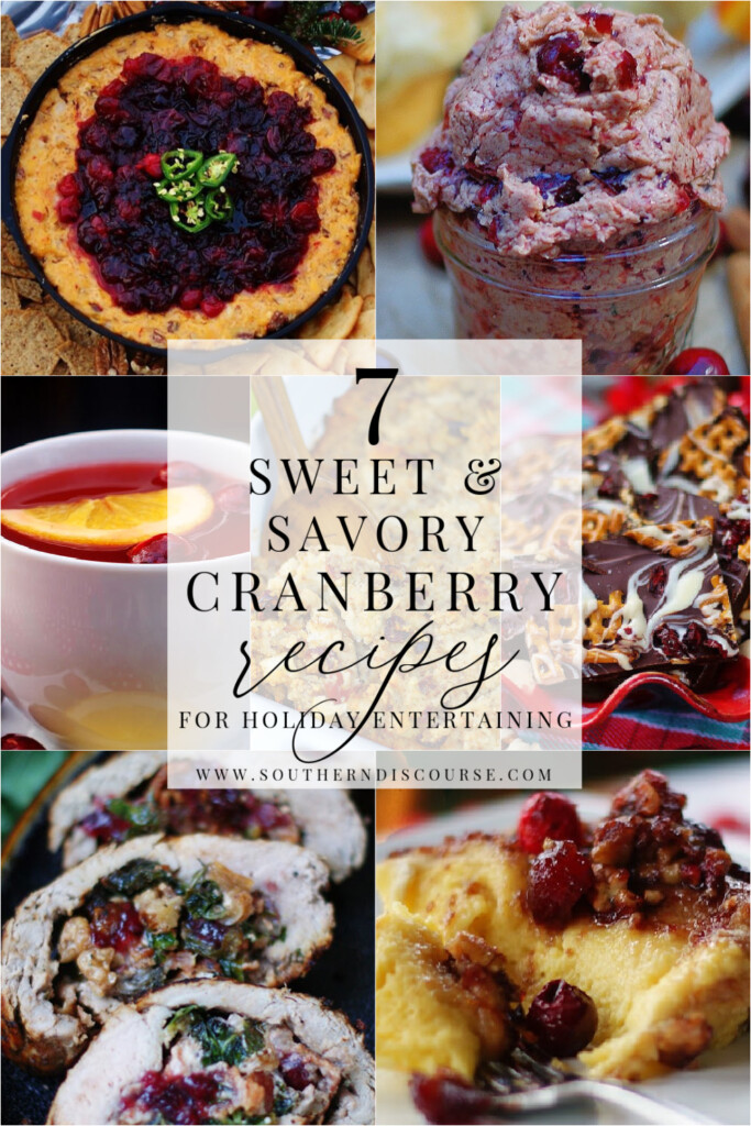 7 Sweet & Savory Cranberry Recipes for Holiday Entertaining - Southern ...