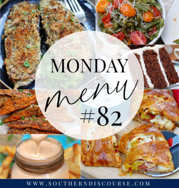 Monday Menu #82- Eggplant Boats & Crescent Rings - Southern Discourse
