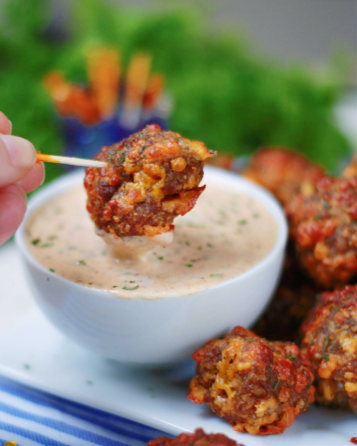 BEST Creole Sausage Balls - Southern Discourse