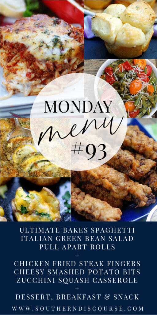 Monday Menu 93- Ultimate Baked Spaghetti & Chicken Fried Steak Fingers ...