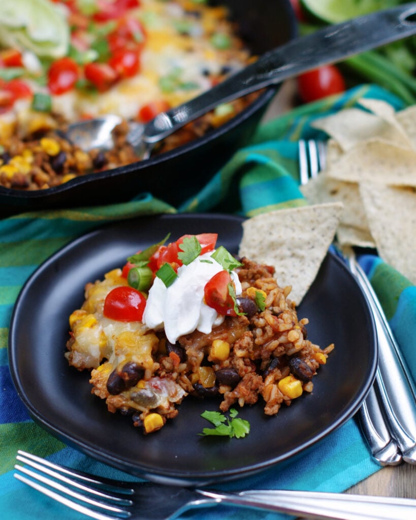 Cheesy Mexican Rice Casserole - Southern Discourse