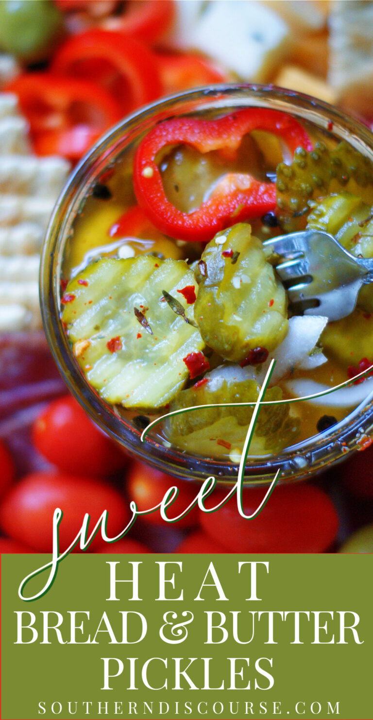 Sweet Heat Bread & Butter Pickles - Southern Discourse