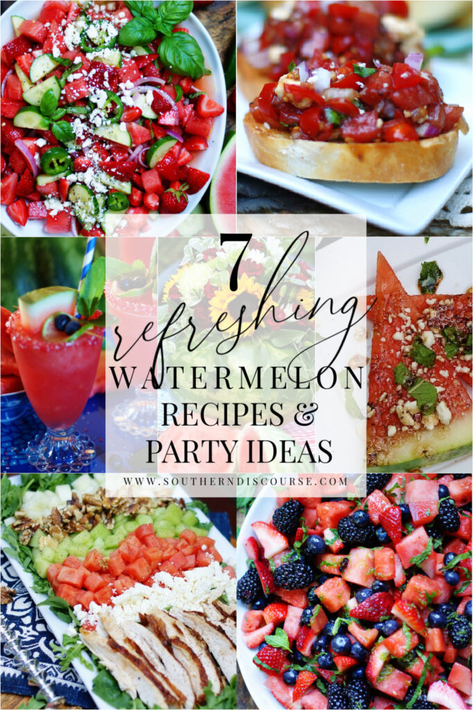 7 Refreshing Watermelon Recipes & Party Ideas - Southern Discourse