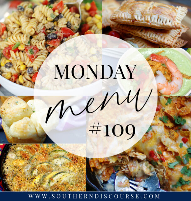 Monday Menu 109- King Ranch Chicken & Taco Pasta Salad - Southern Discourse