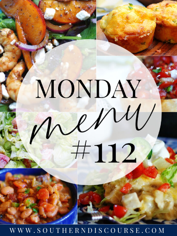 Monday Menu #103- Tomato Pie + Steak & Mushrooms - southern discourse