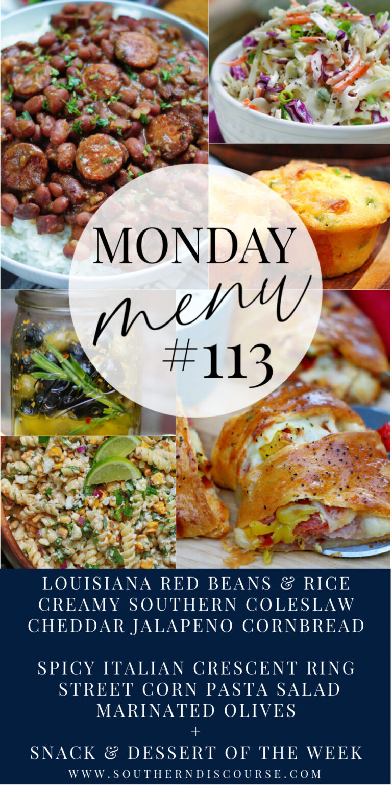 Monday Menu #113- Crescent Ring Sandwiches + Red Beans & Rice ...
