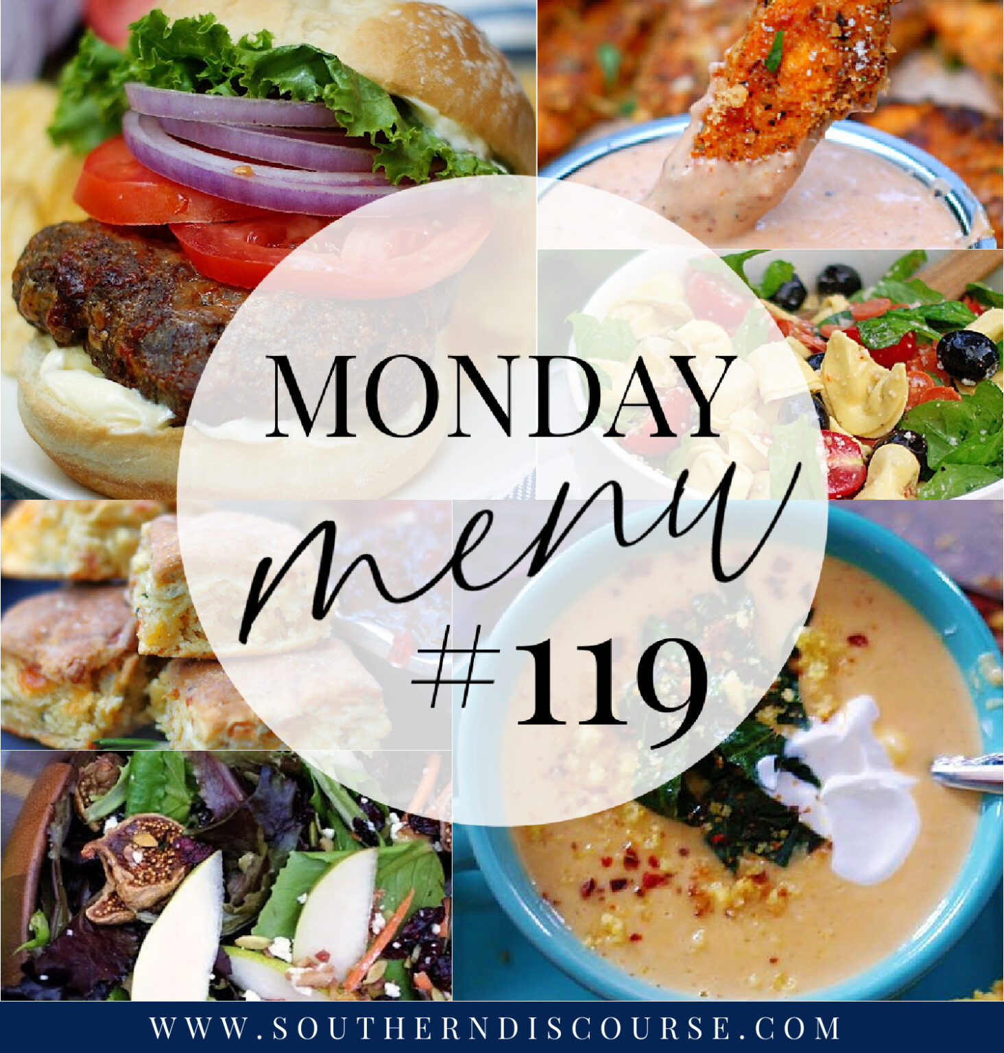 Monday Menu #119- Quick Broiler Burgers & Sweet Potato Soup - Southern ...