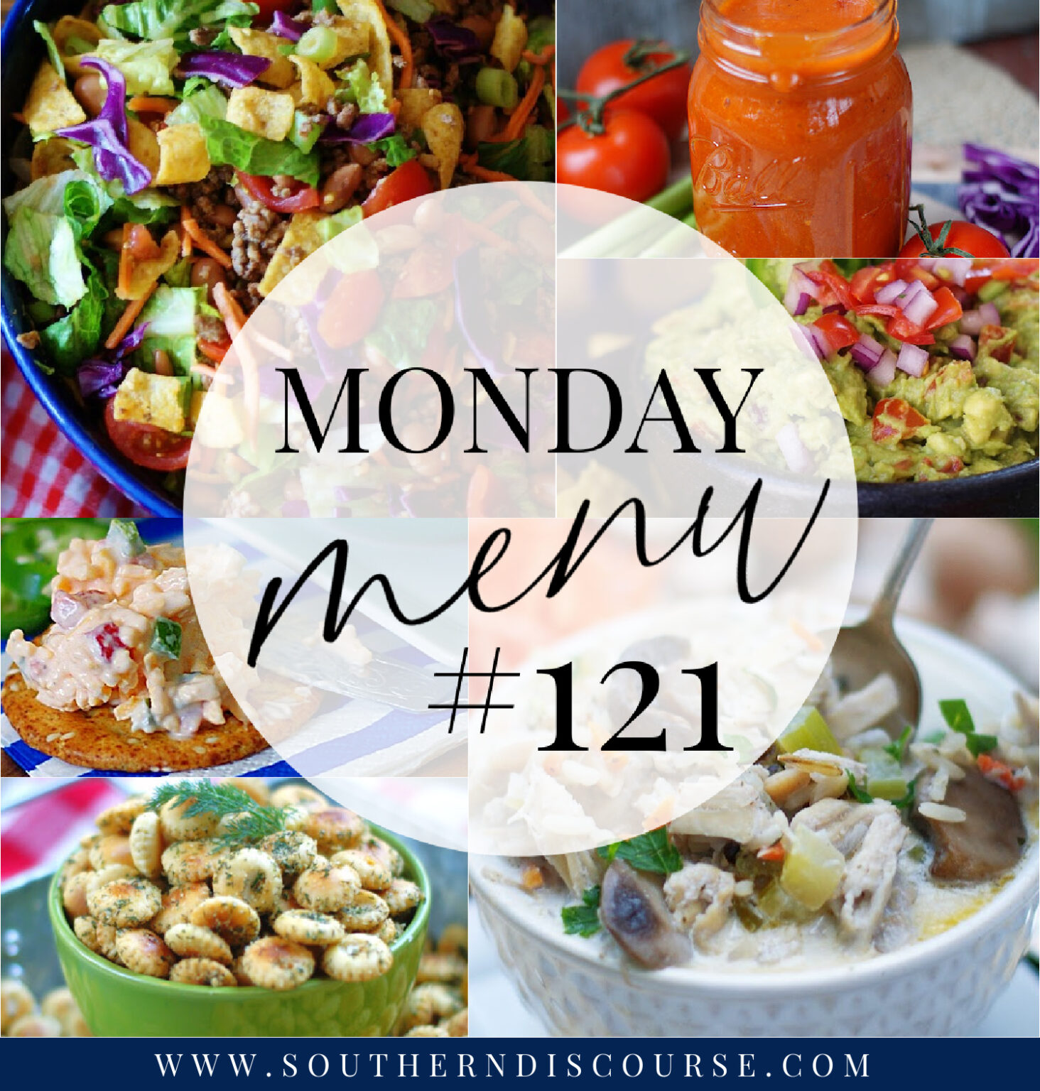 Monday Menu #121- Catalina Taco Salad + Chicken & Wild Rice Soup ...