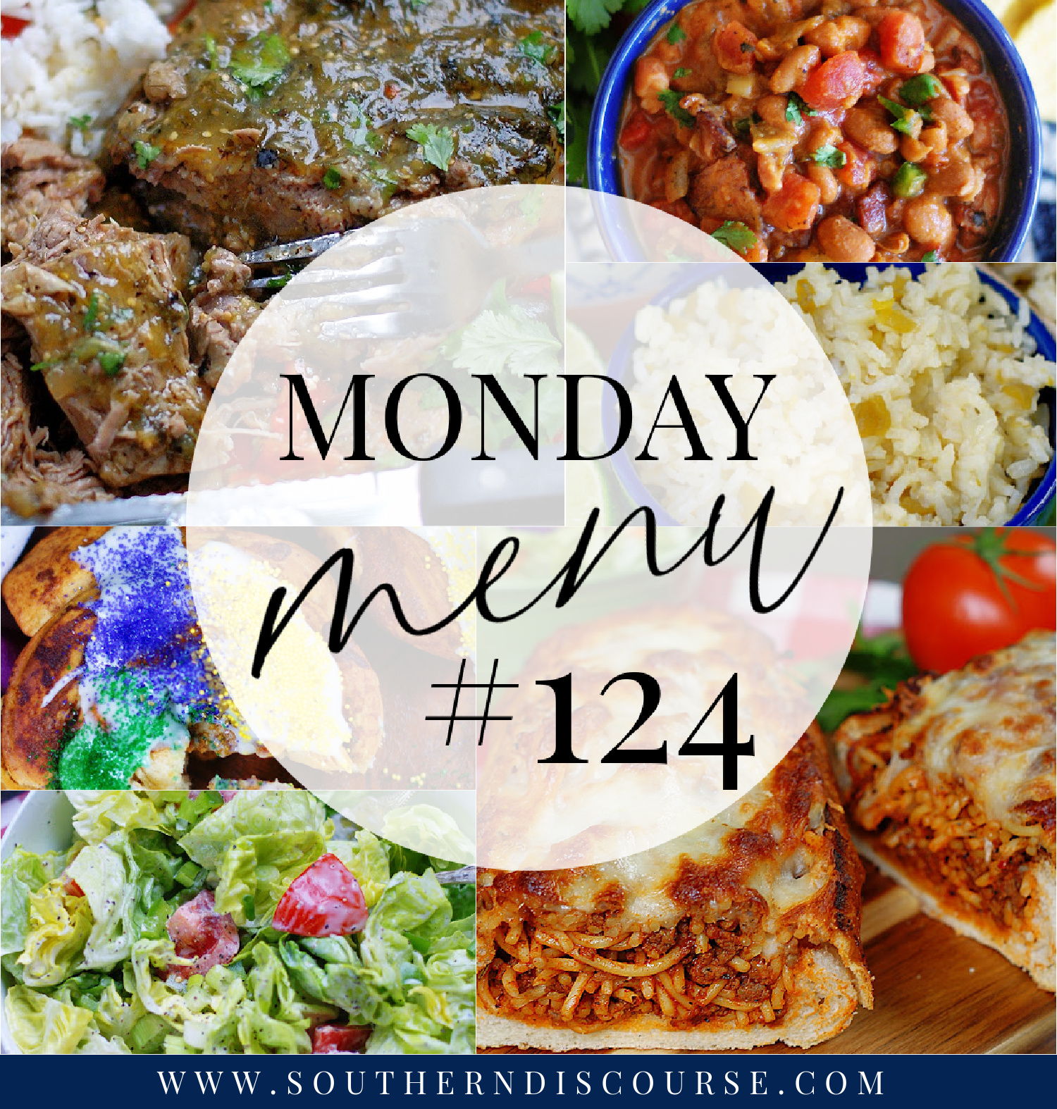 Monday Menu #124- Mexican Pot Roast & Stuffed Spaghetti Bread ...