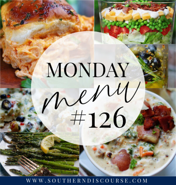 Monday Menu #126- Chicken Sliders & Zuppa Toscana - Southern Discourse