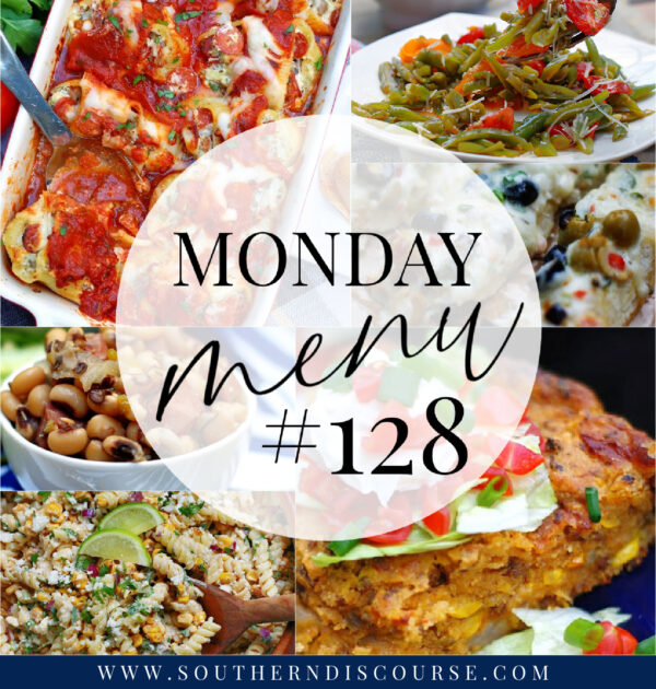 Monday Menu #128- Pizza Stuffed Pasta & Mexican Cornbread - Southern ...