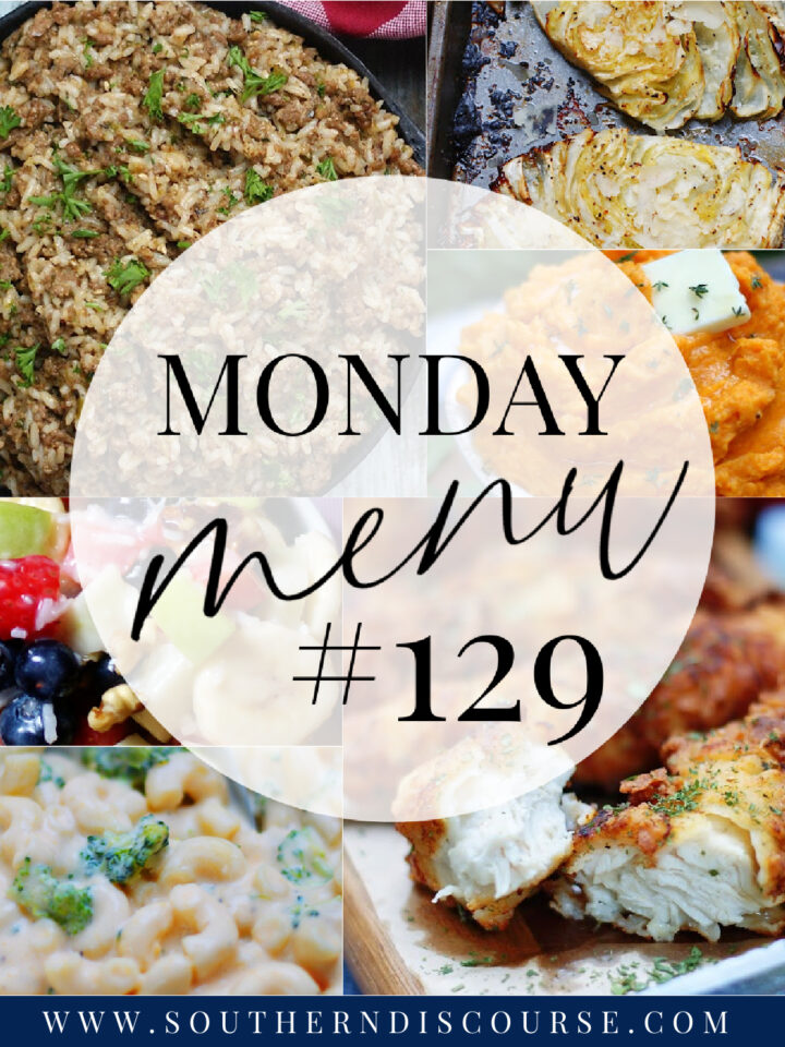 Monday Menu #125- Chicken Chili & Salmon Patties - southern discourse