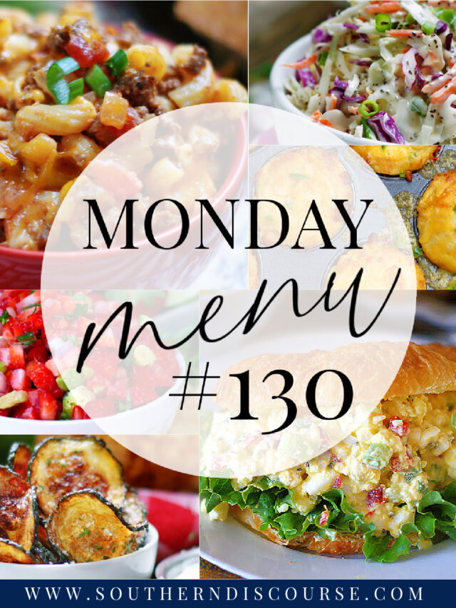 Monday Menu #126- Chicken Sliders & Zuppa Toscana - southern discourse