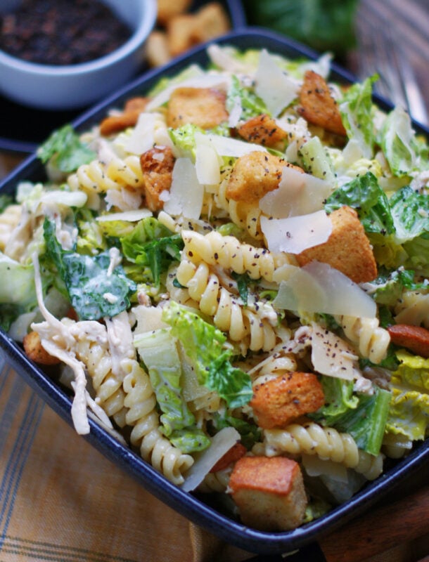 Monday Menu #137- Chicken Caesar Pasta Salad & Chicken Fried Steak ...