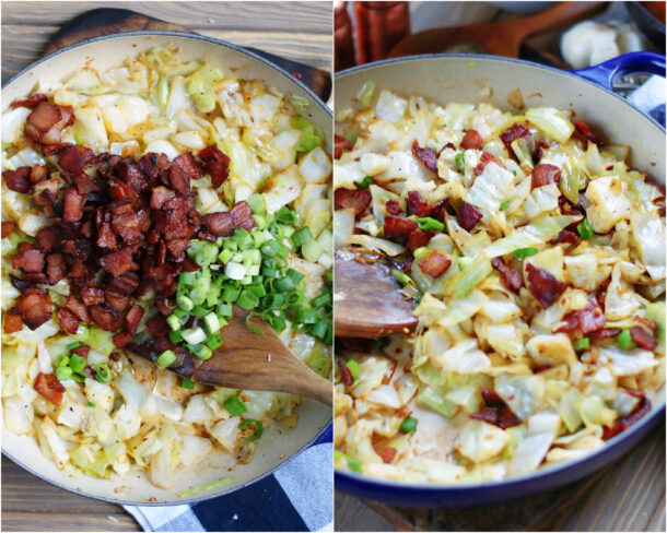 Skillet Fried Cabbage & Bacon - Southern Discourse