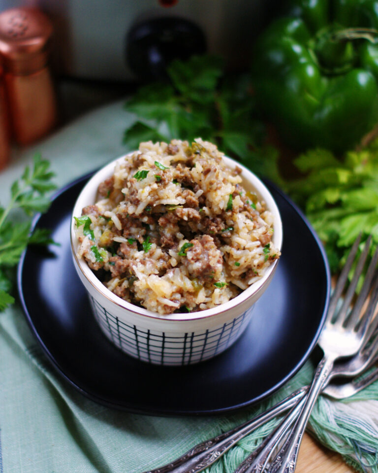 Easy Crock Pot Dirty Rice - Southern Discourse