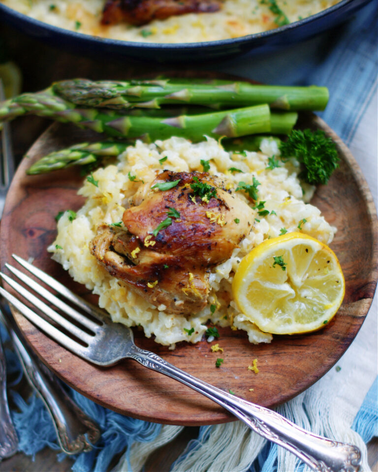 Creamy Lemon Chicken Rice Casserole - Southern Discourse