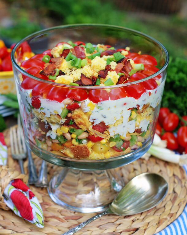 Southern Cornbread Salad - Southern Discourse