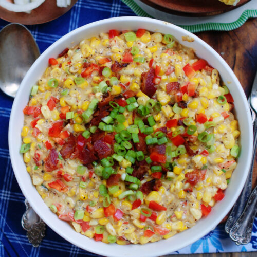 Louisiana Cream Corn Maque Choux - Southern Discourse