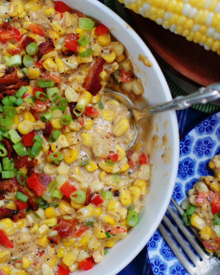 Louisiana Cream Corn Maque Choux - Southern Discourse